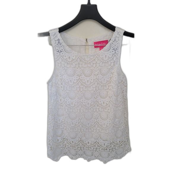 Lilly Pulitzer for Target | Tops | Lilly Pulitzer X Target White ...